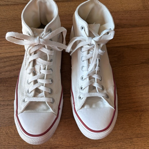 Converse All Stars | Shoes | Classic Converse Allstar White Hightop ...